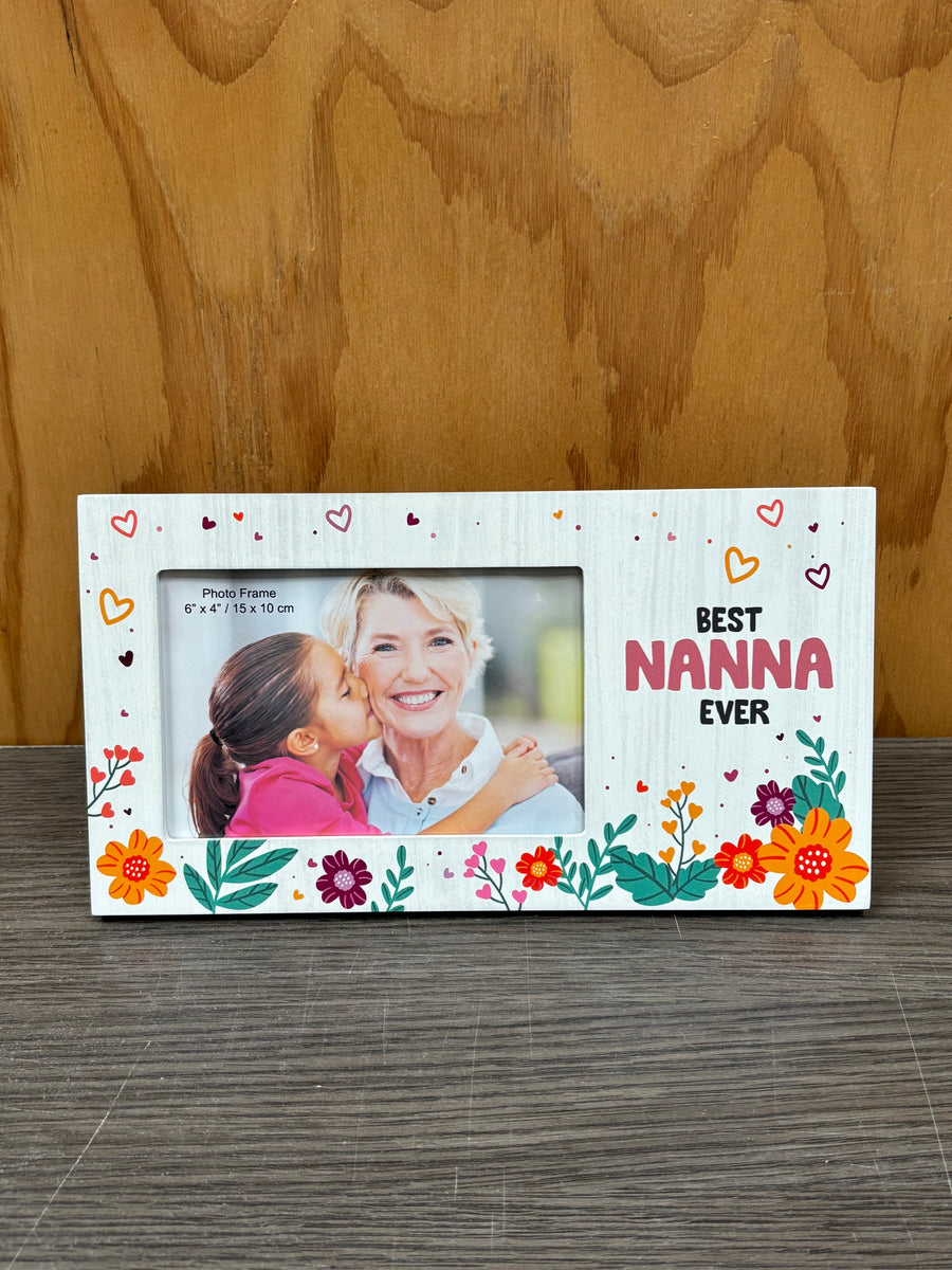 Best Nanna Floral Hearts Frame – Panda Gifts Australia Pty Ltd