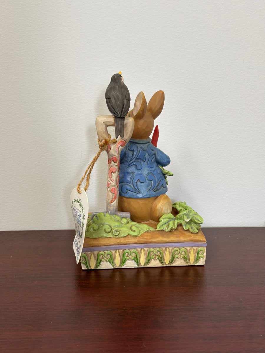 Beatrix Potter by Jim Shore - Peter Rabbit In Garden - Then He Ate Som ...