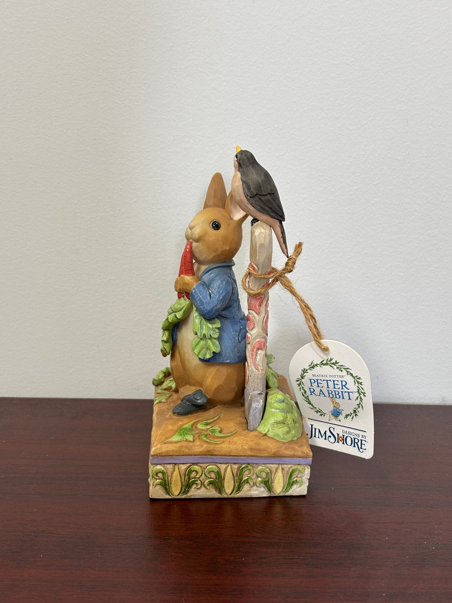 Beatrix Potter by Jim Shore - Peter Rabbit In Garden - Then He Ate Som ...