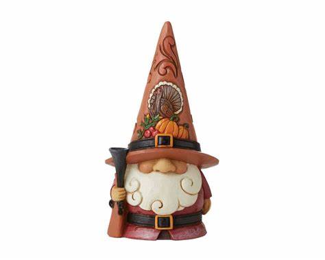 Jim Shore Heartwood Creek Gnomes - Pilgrim Gnome – Panda Gifts ...