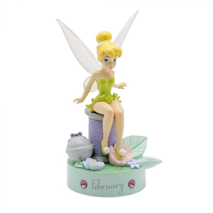 TINKER BELL: BIRTHSTONE SCULPTURE - FEBRUARY – Panda Gifts Australia ...