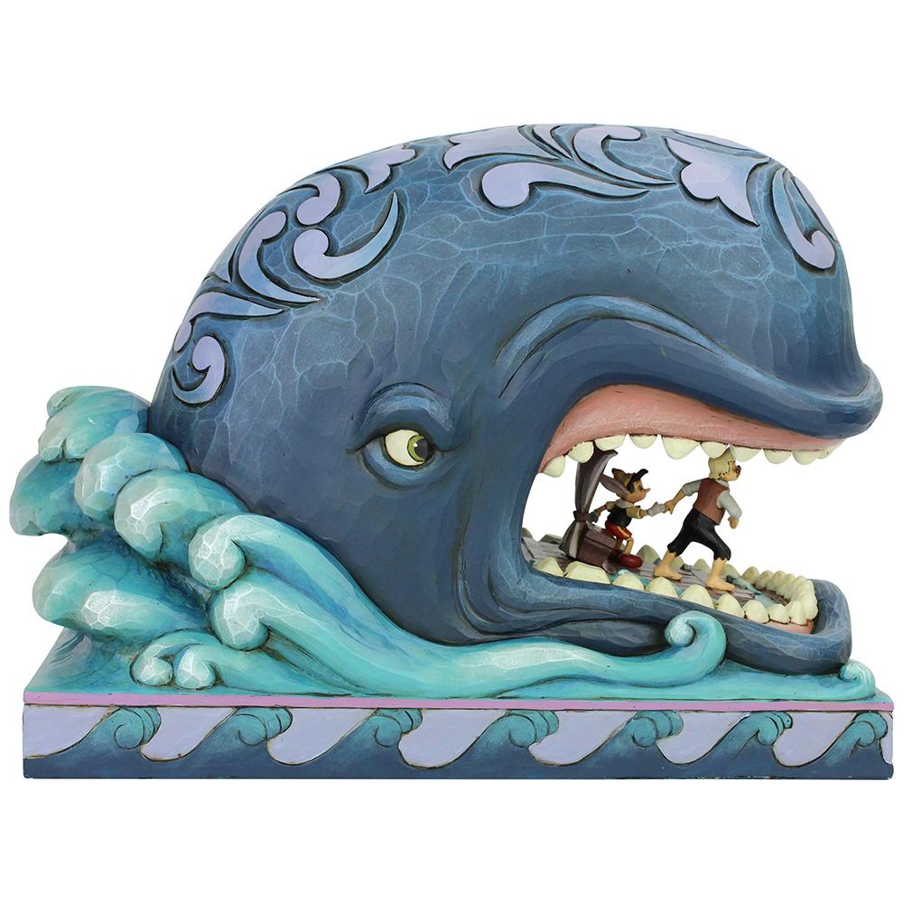Jim Shore Disney Traditions - Monstro, Gepetto And Pinocchio - A Whale ...