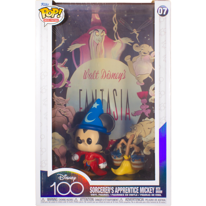 Sorcerer's Apprentice Mickey With Broom - Pop Vinyl – Panda Gifts ...